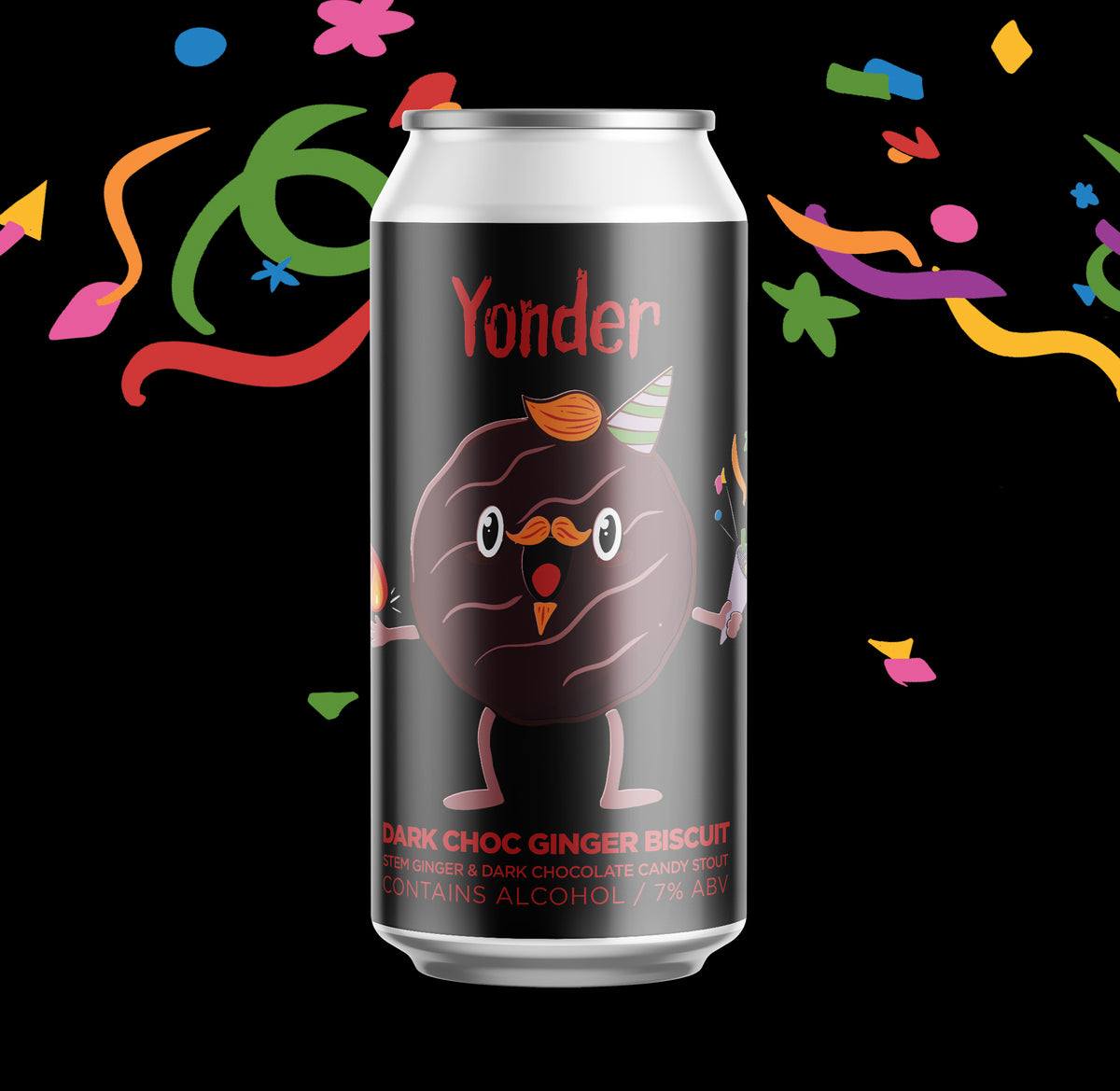 Dark Choc Ginger Biscuit - 440ml can – Yonder Brewing & Blending Limited